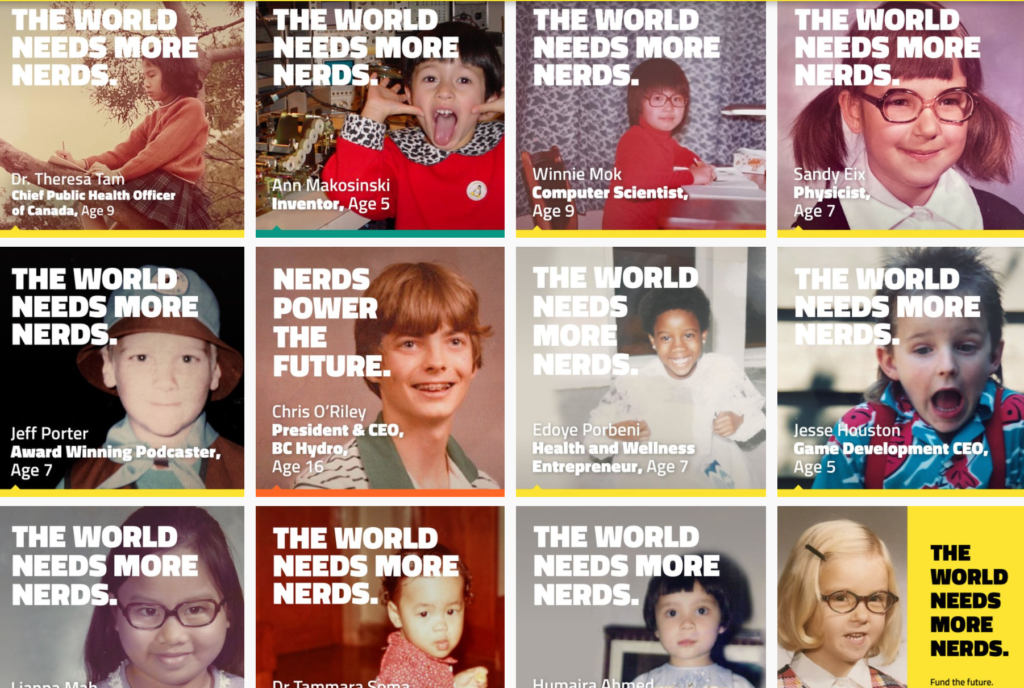 The Year of the Nerd - Science World's fundraising campaign for nerds.