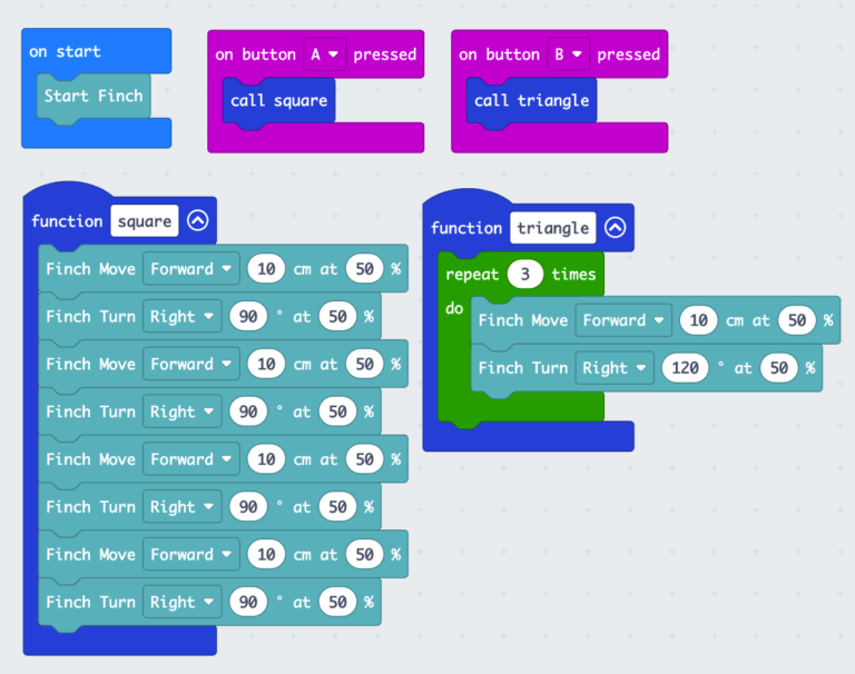Geometry with Finch Robots - Science World